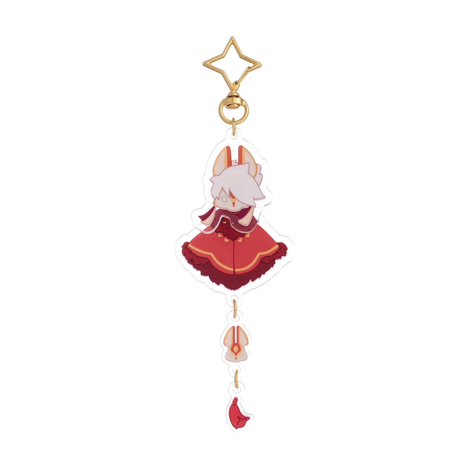 Sky Acrylic Wobbly Keychain - Days of Fortune Rabbit Mask – thatskyshop KR