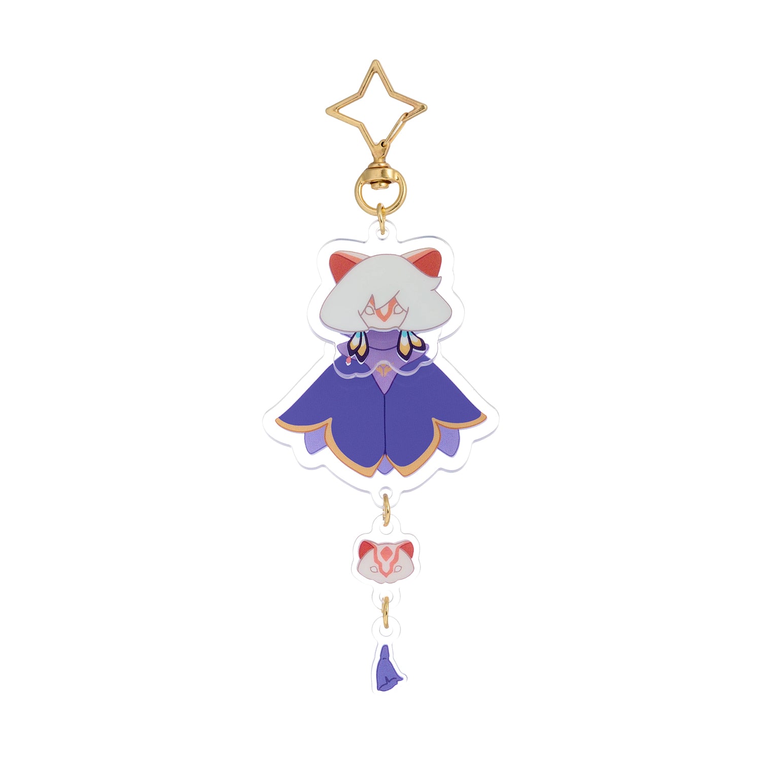 Sky Acrylic Wobbly Keychain - Weasel Mask – thatskyshop KR